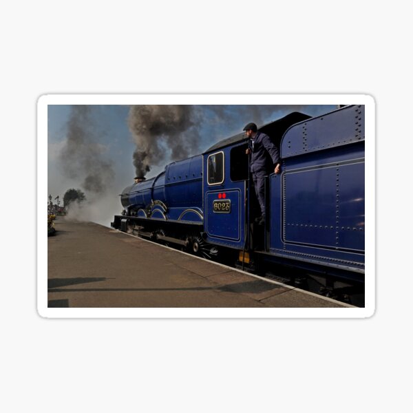 "GWR steam loco King Edward II" Sticker by Scenebyrail | Redbubble