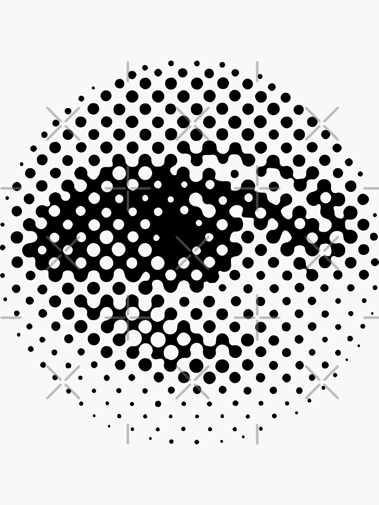 "Dotted eye" Sticker for Sale by h-and-c | Redbubble