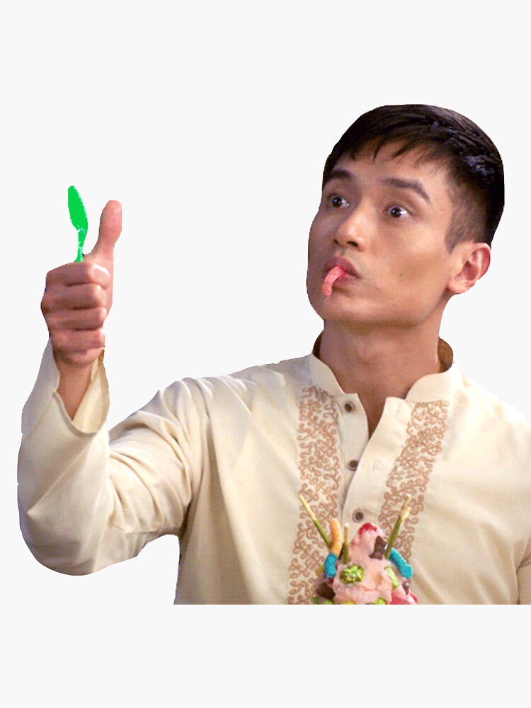 "jason good place gummy worms thumbs up" Sticker for Sale by tmcgowa2 ...