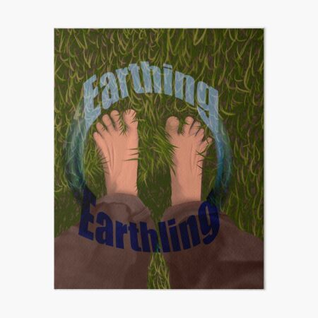"Earthing EarthLing | Nature Drawing " Art Board Print by Oorangefungus ...