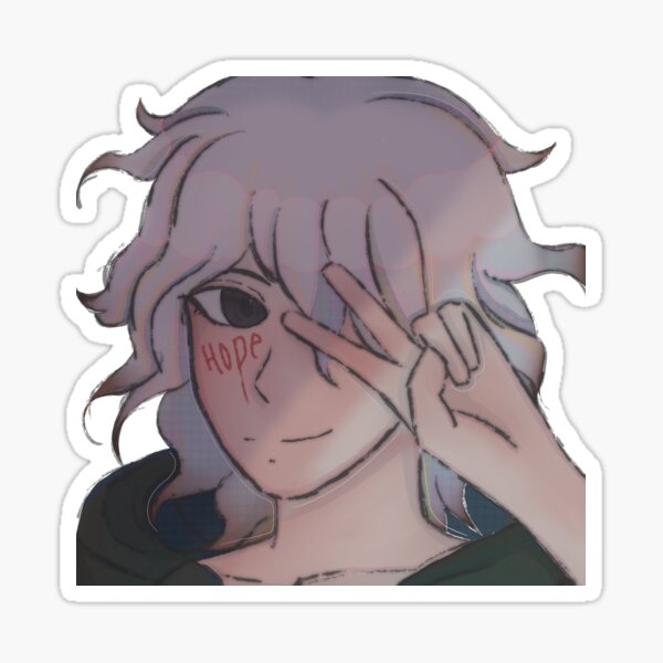 "Nagito Komaeda" Sticker by raams523 | Redbubble