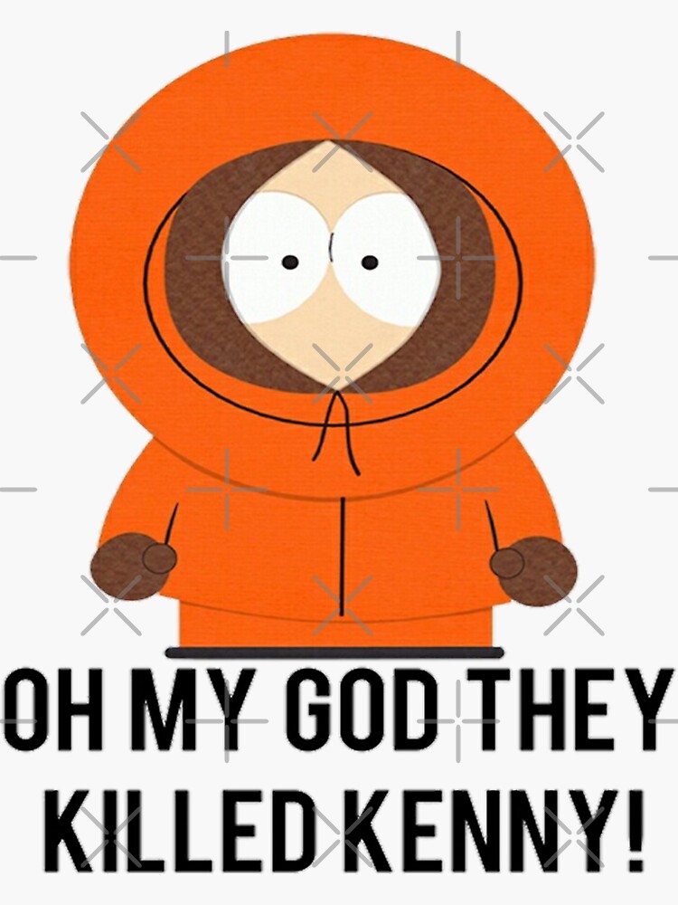 "Kenny" Sticker for Sale by Mattfly86 | Redbubble