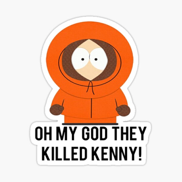 "Kenny" Sticker for Sale by Mattfly86 | Redbubble