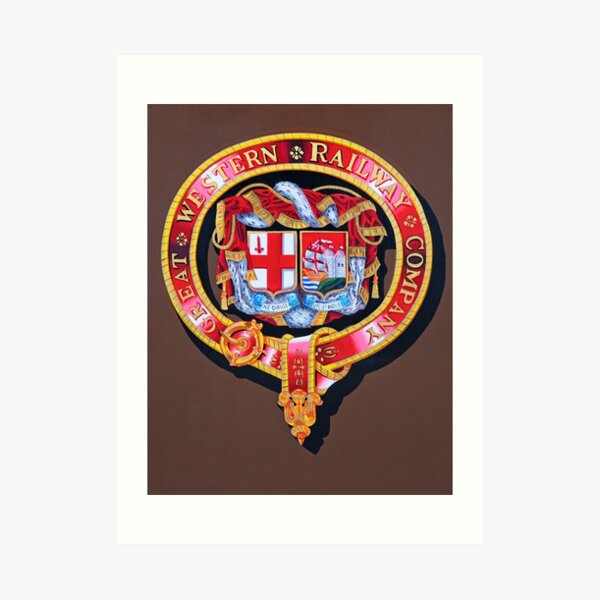 "GWR Coat of Arms" Art Print for Sale by Scenebyrail | Redbubble