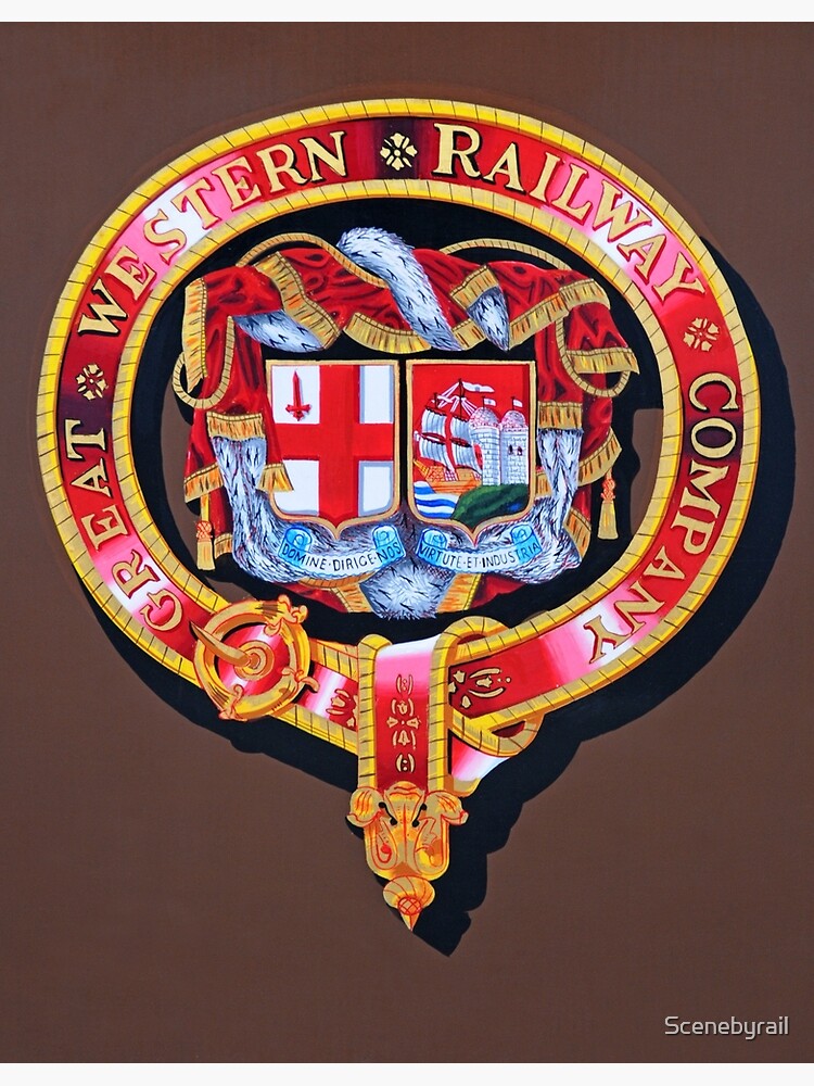 "GWR Coat of Arms" Photographic Print by Scenebyrail | Redbubble