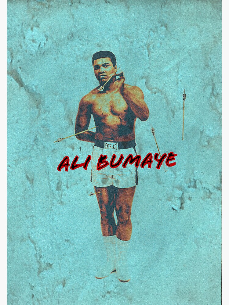 "Muhammad Ali Iconic Arrow Photoshoot" Sticker by QuiasDesigns | Redbubble