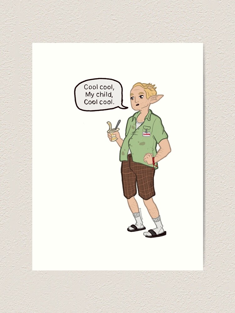 "Gilear Faeth - Fantasy High, Dimension 20" Art Print for Sale by ...