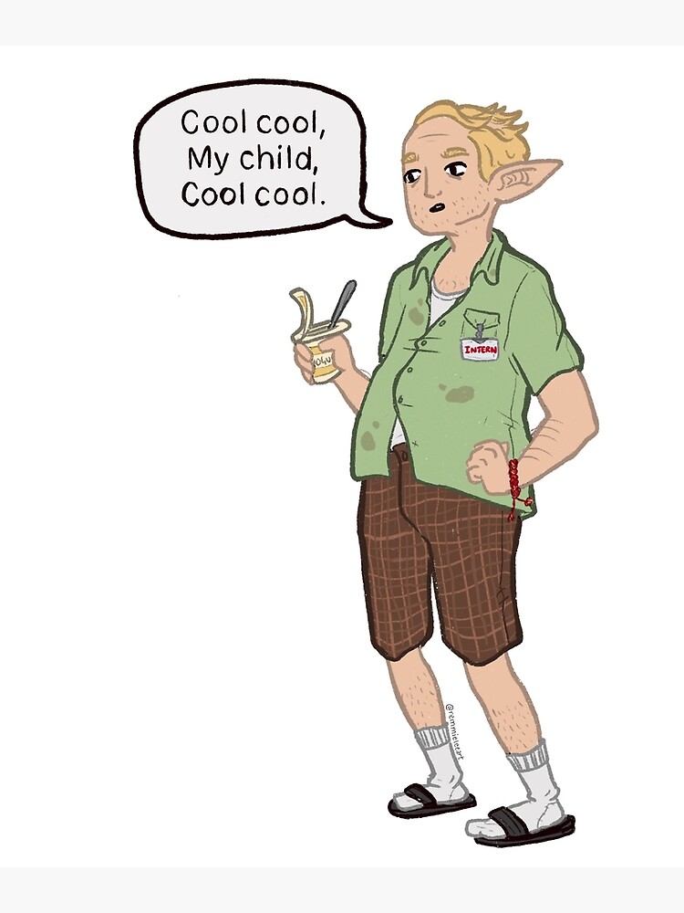 "Gilear Faeth - Fantasy High, Dimension 20" Art Print for Sale by ...