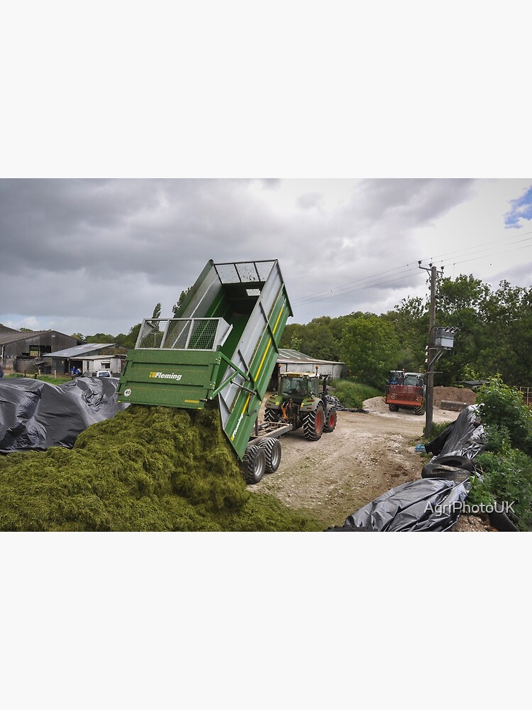 "Fendt 312 Tipping Silage with Fleming Trailer" Poster by AgriPhotoUK ...