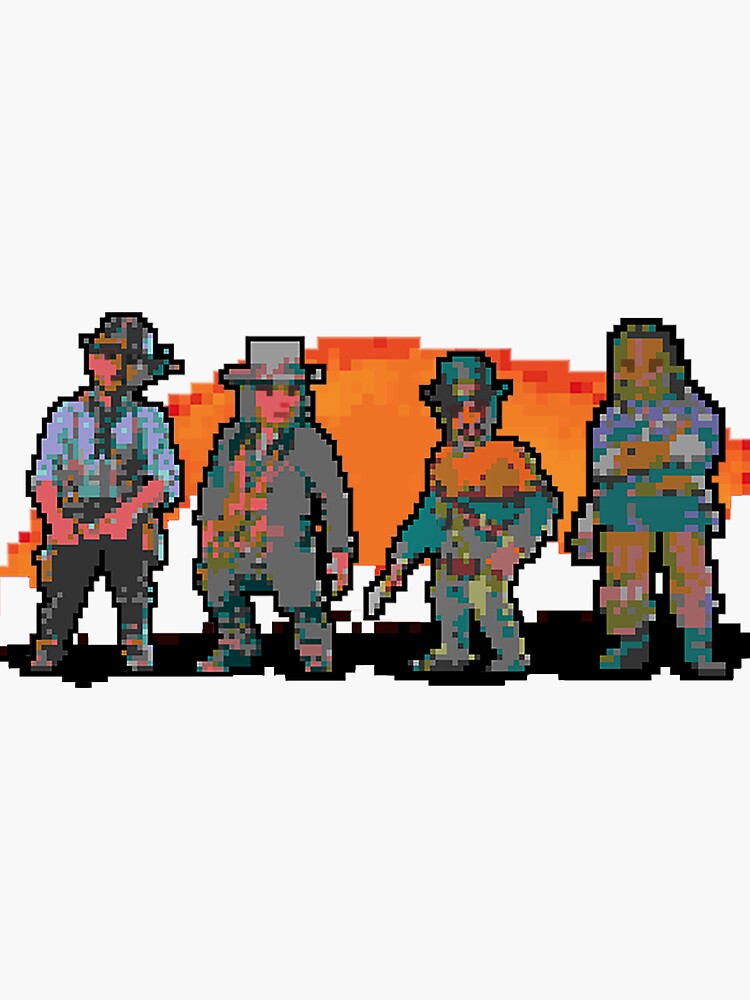 "RDR2 1989" Sticker for Sale by morphiac | Redbubble