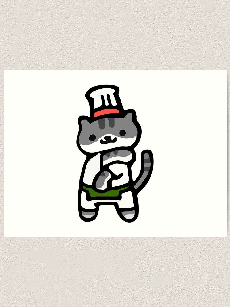 "Guy Furry - Neko Atsume" Art Print by jjdough | Redbubble