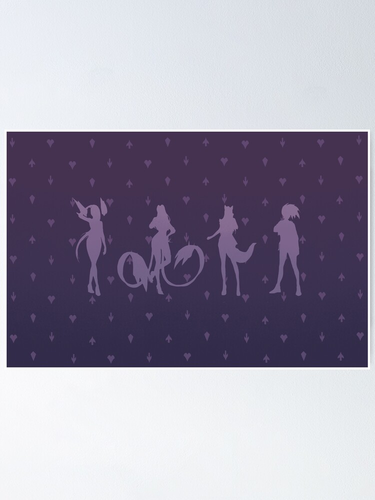 "KDA Akali, Ahri, Evelynn und Kai'Sa ♡" Poster von SirinDoodles | Redbubble