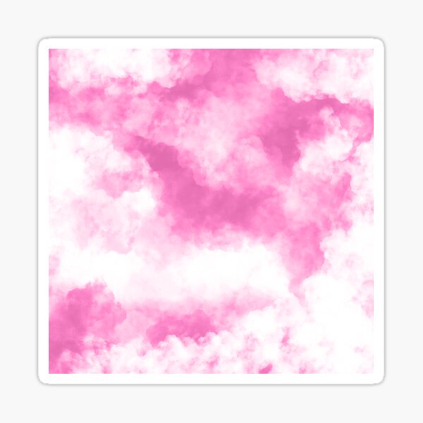 "Pink Clouds - Pink Sky " Sticker by GraphicsbyNel | Redbubble