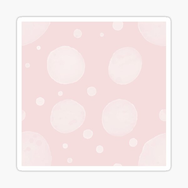 "Spotty Watercolor Pink" Sticker for Sale by mnrl | Redbubble