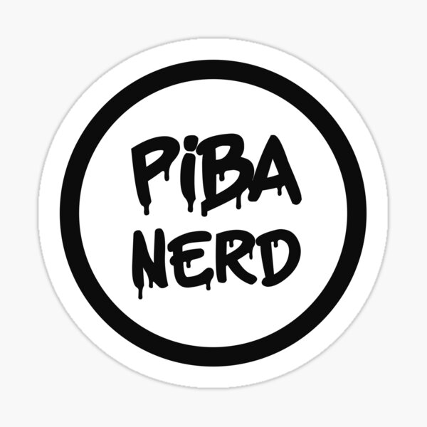 "Piba Black Logo" Sticker for Sale by pibanerd | Redbubble