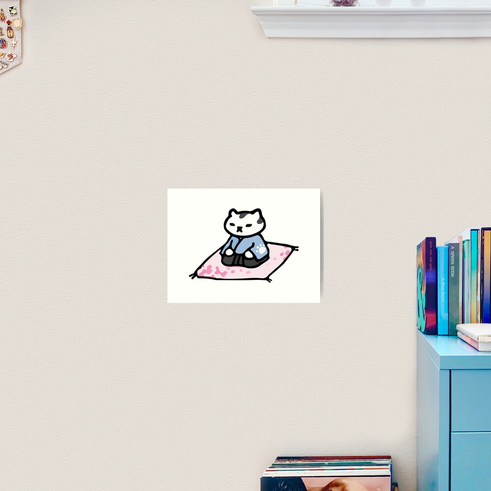 "Mr Meowgi - Neko Atsume" Art Print for Sale by jjdough | Redbubble