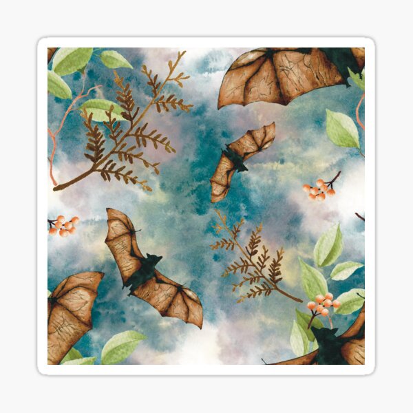 "Batty" Sticker for Sale by mnrl | Redbubble