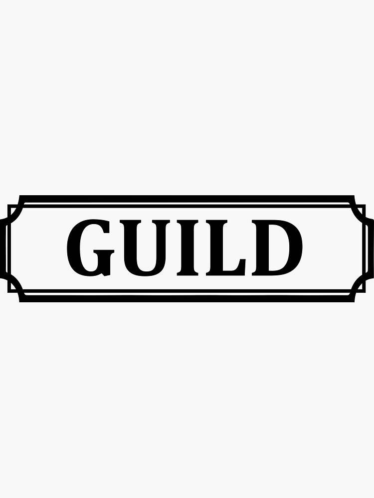 Pegatina «Logotipo de Bungo Stray Dogs The Guild» de Crapt | Redbubble