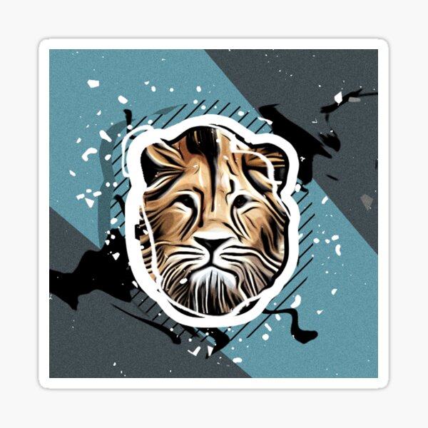 "Graffiti Lion Cartoon" Sticker for Sale by BlackForest3 | Redbubble