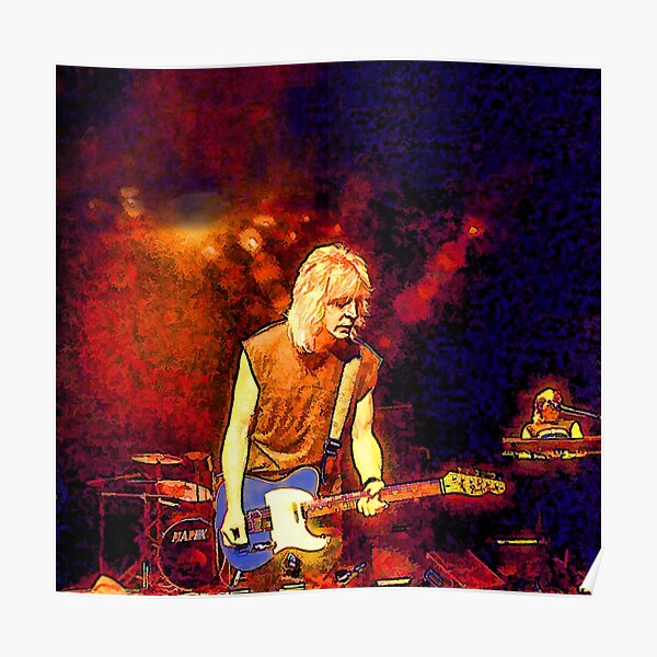 Poster « Mick Ronson Live Gold basé sur des photos de Npc », par ...