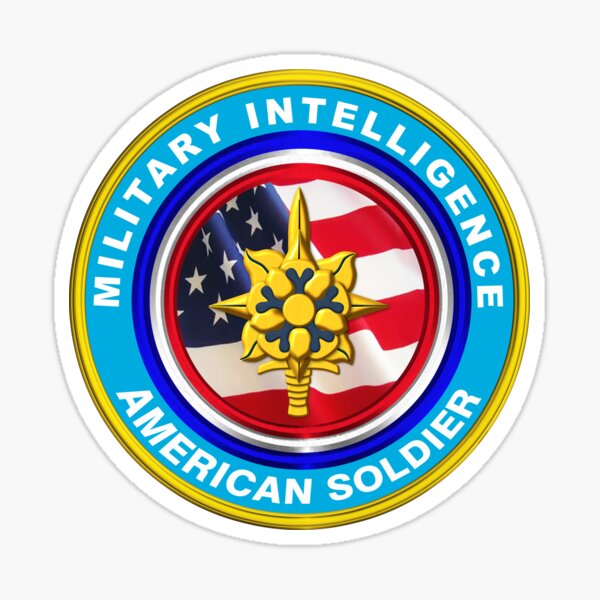"U.S. Army Military Intelligence Veteran Keepsake" Sticker for Sale by ...