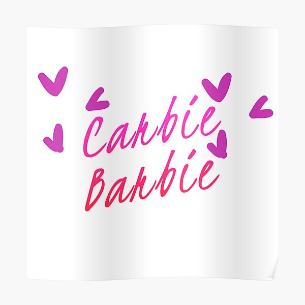 "Carbie Barbie" Poster by PetitePeche | Redbubble