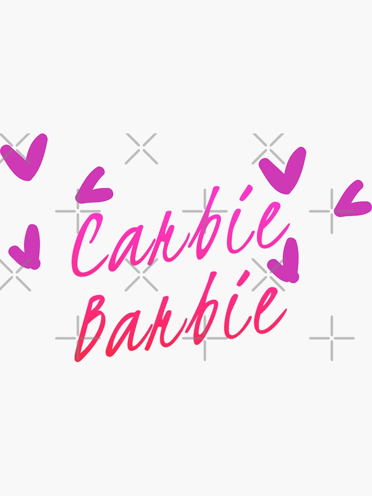 "Carbie Barbie" Sticker by PetitePeche | Redbubble
