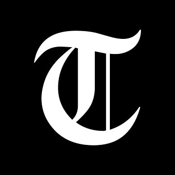 "T – Old English Initial White Letter T" Poster for Sale by Typeglyphs ...