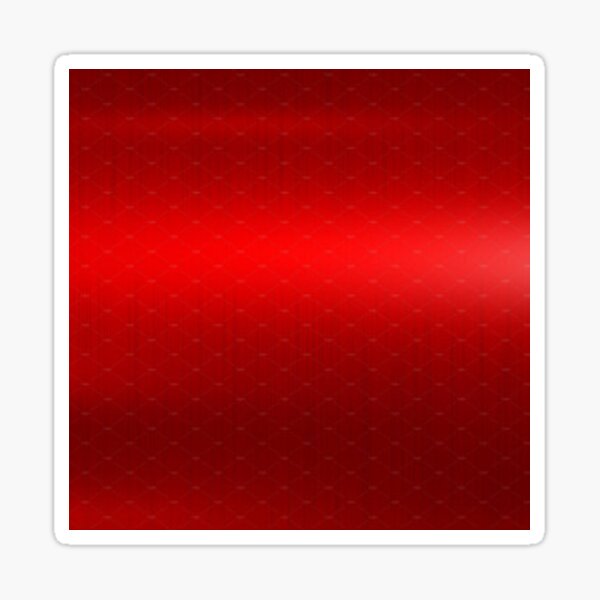 "Metallic Red Color" Sticker for Sale by Mywaymylife | Redbubble
