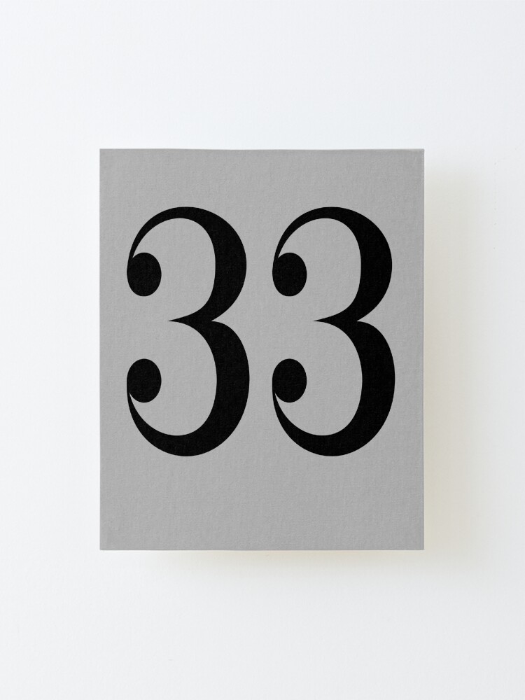 "Number 33" Mounted Print for Sale by mem002 | Redbubble
