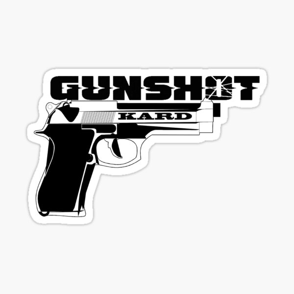 "KARD GUNSHOT " Sticker for Sale by pinkmochix | Redbubble