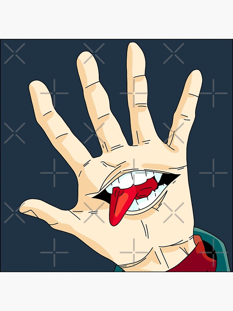 "Jujutsu Kaisen - Yuji Hands (Sukuna)" Art Print by Chxlli | Redbubble