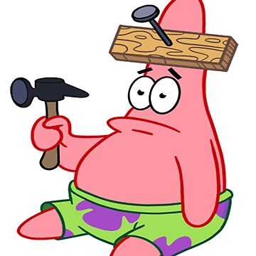 "Spongebob Patrick Star Stupid Meme" Poster for Sale by Omegae | Redbubble