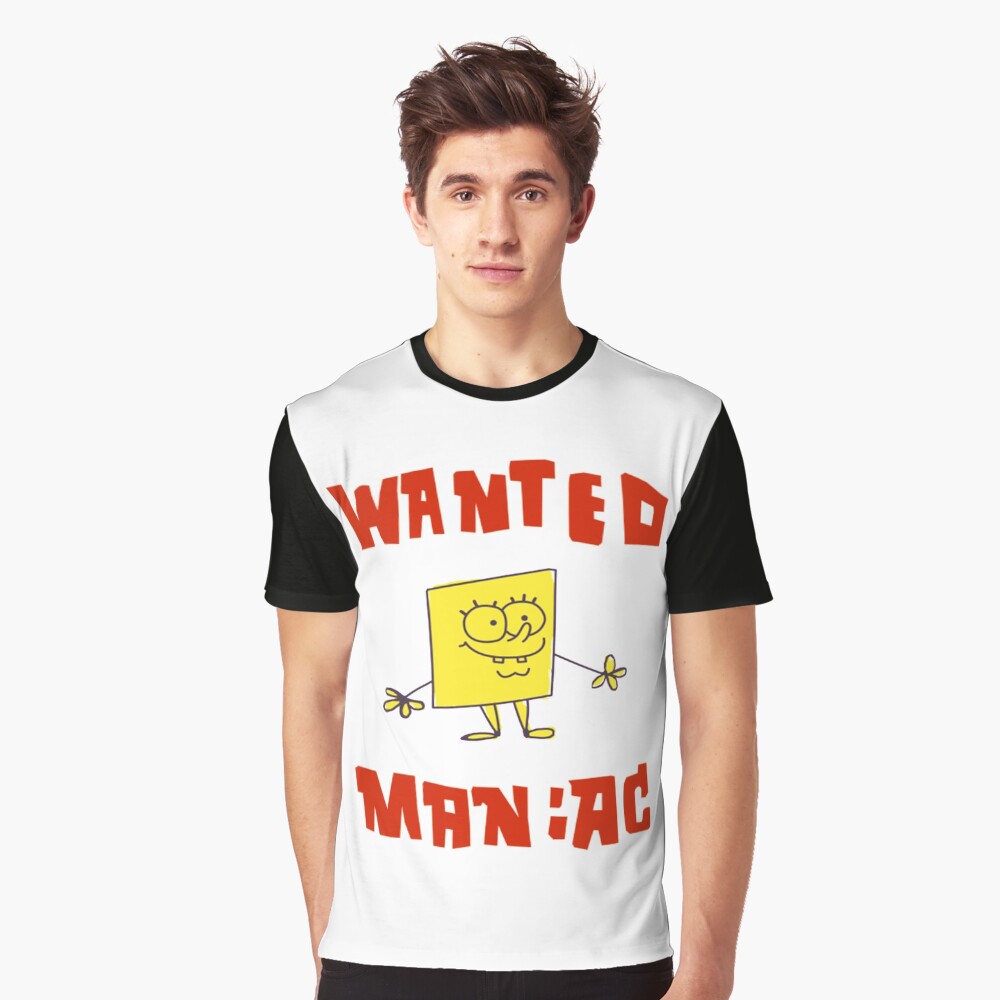 "SpongeBob SquarePants Classic - Wanted Maniac" Poster for Sale by ...