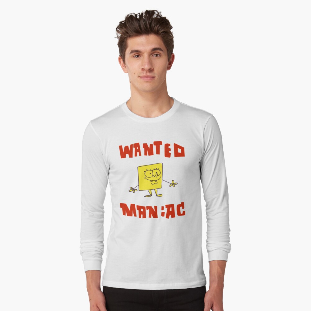 "SpongeBob SquarePants Classic - Wanted Maniac" Poster for Sale by ...