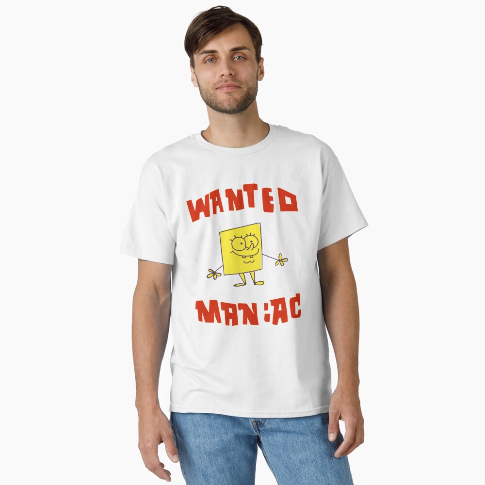 "SpongeBob SquarePants Classic - Wanted Maniac" Poster for Sale by ...