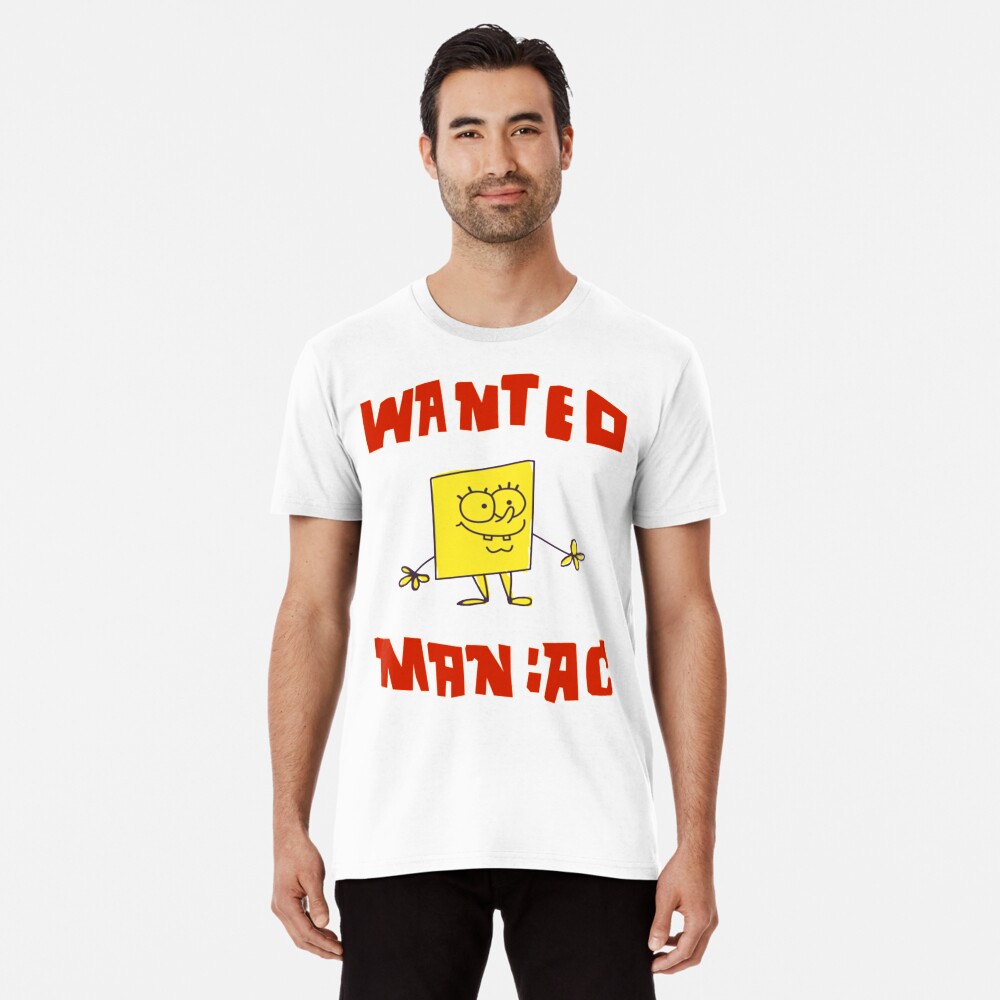 "SpongeBob SquarePants Classic - Wanted Maniac" Poster for Sale by ...