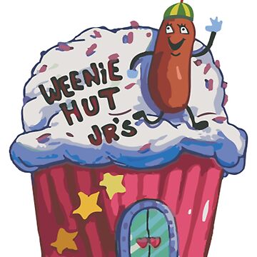 "Spongebob Weenie Hut Jr" Sticker for Sale by Omegae | Redbubble