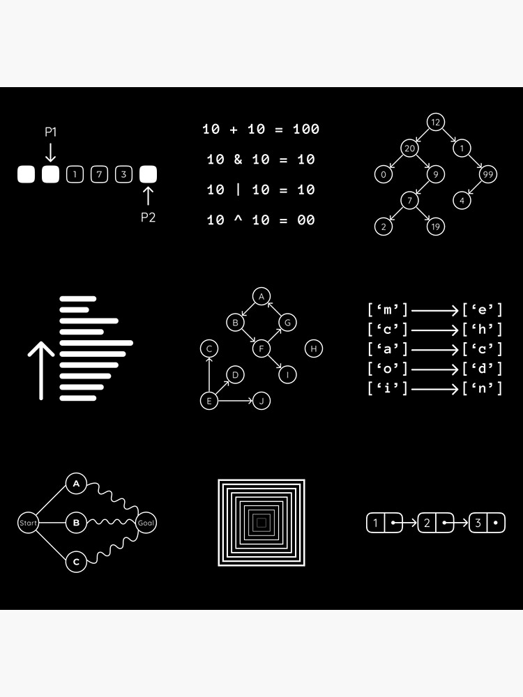 "Algorithms and Data Structures" Poster for Sale by Mechashadow | Redbubble