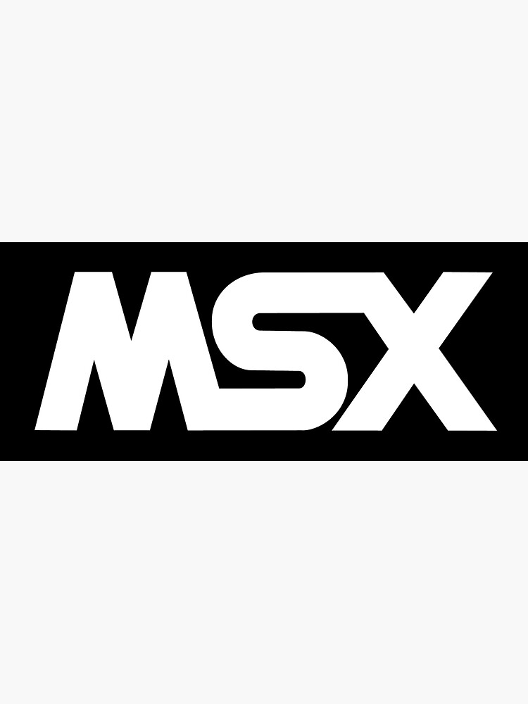 "MSX" Sticker for Sale by UnitShifter | Redbubble