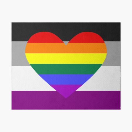 Homoromantic Asexual Wall Art | Redbubble