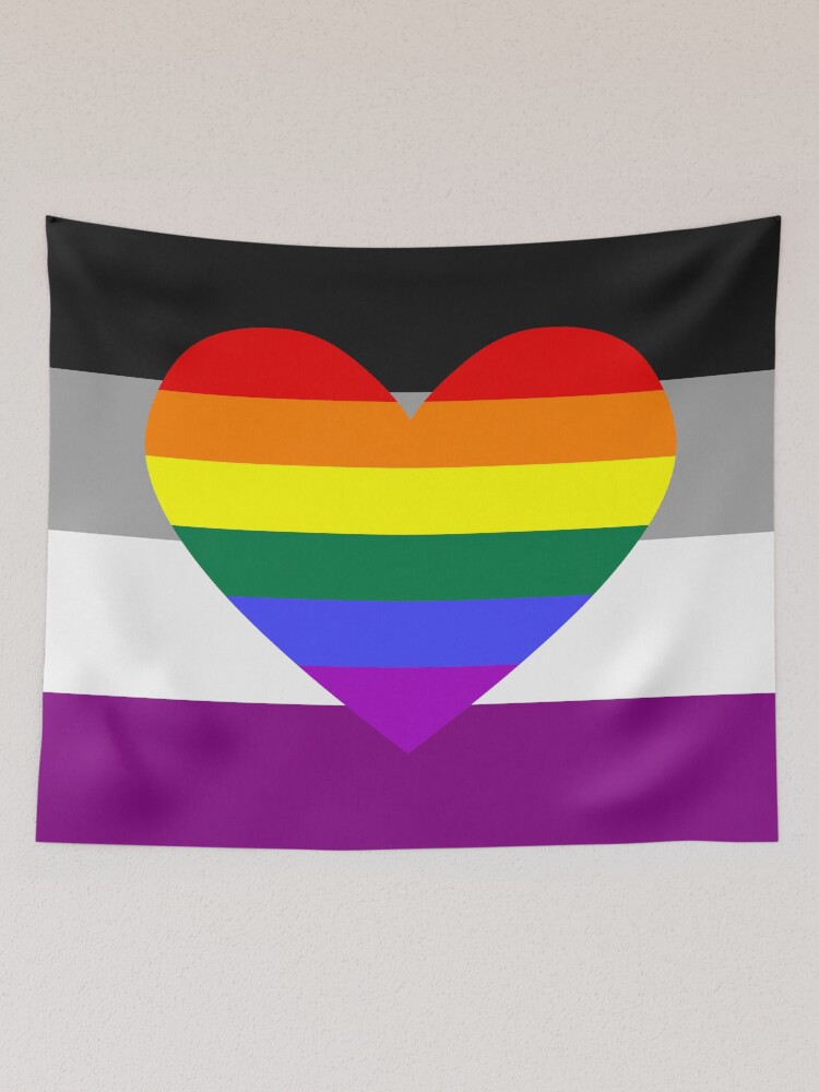 "Ace and homoromantic flag" Tapestry for Sale by Marissa Barrette ...