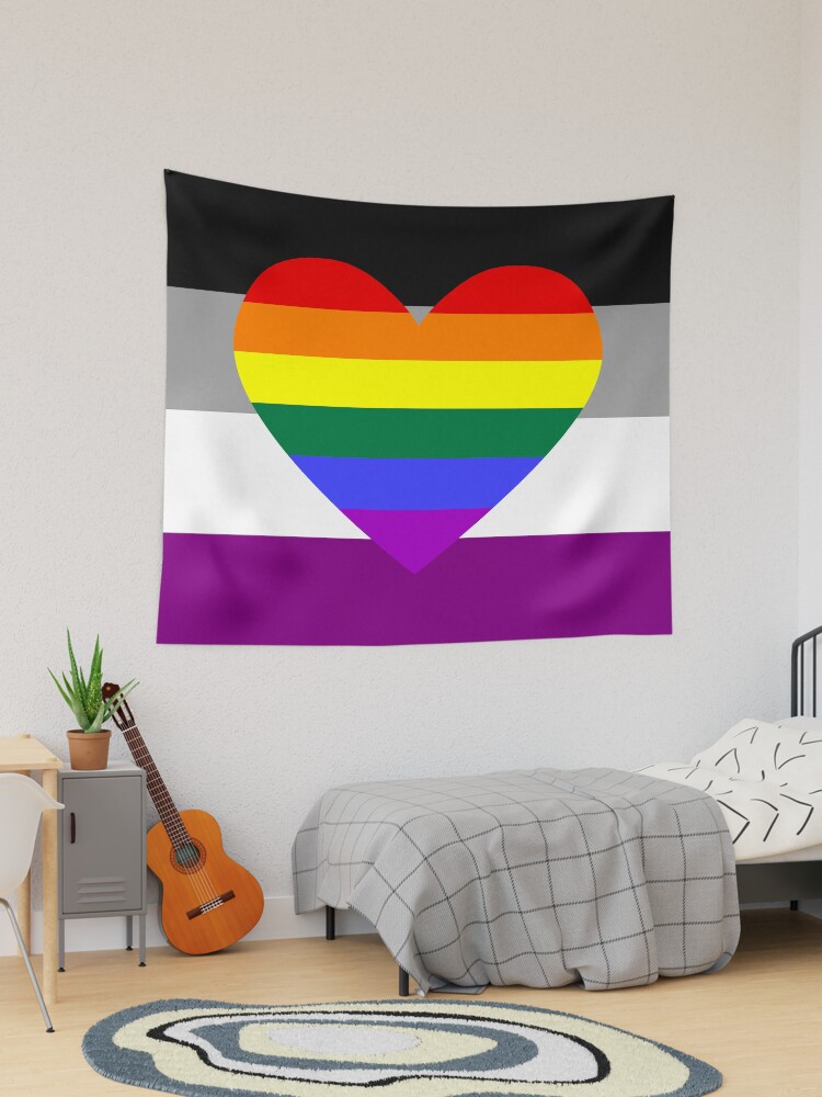 "Ace and homoromantic flag" Tapestry for Sale by Marissa Barrette ...