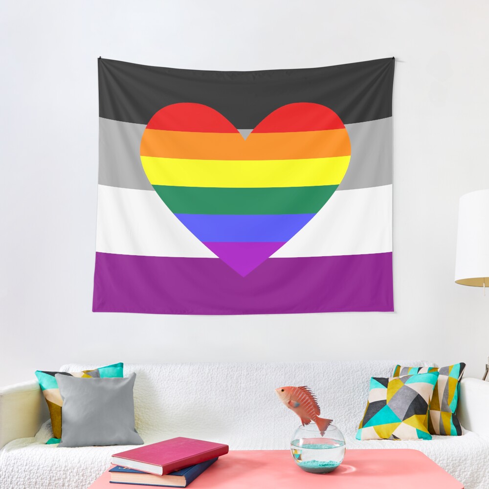 "Ace and homoromantic flag" Tapestry by Musicgirl32 | Redbubble