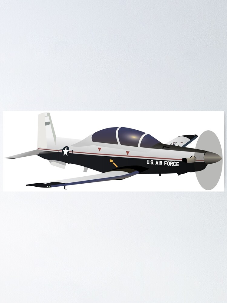 "T-6 Texan II Trainer Aircraft" Poster for Sale by NorseTech | Redbubble