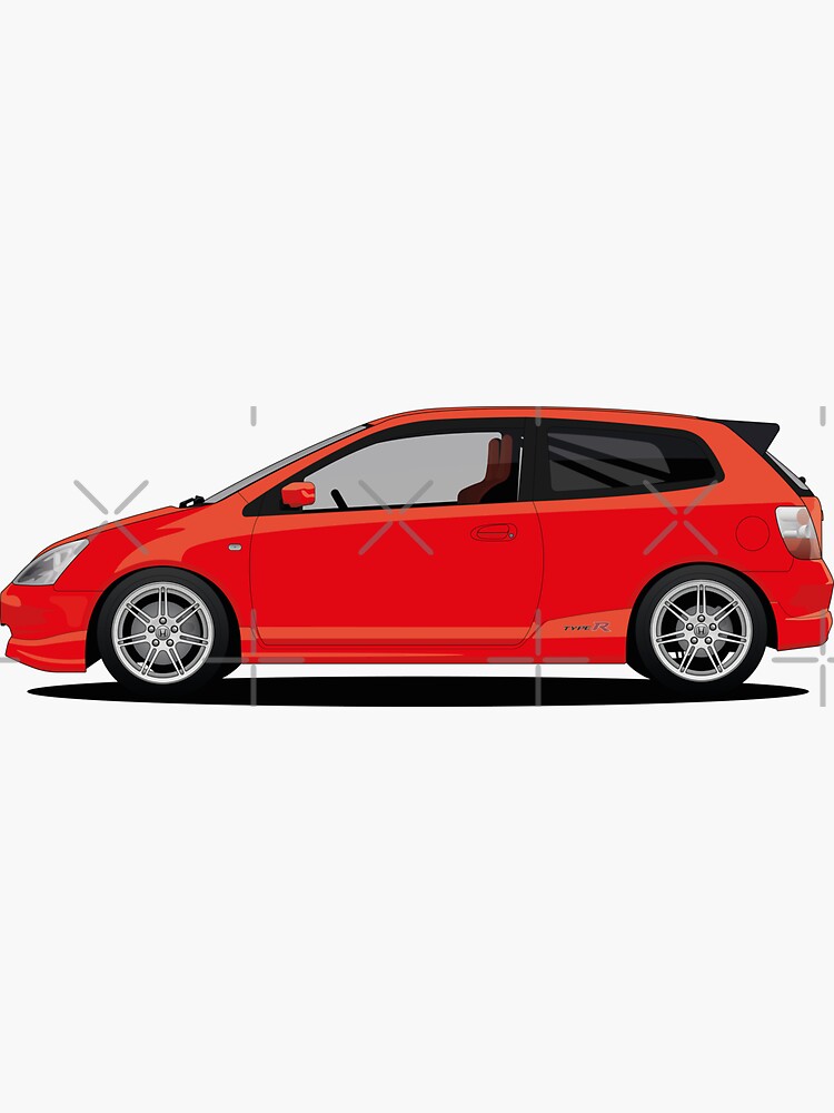 "EP3 red" Sticker by OlegNaches | Redbubble