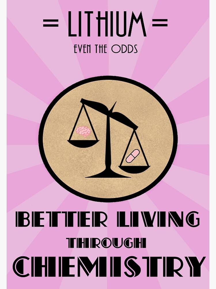 "Lithium Advertisement " Poster for Sale by BLTC | Redbubble