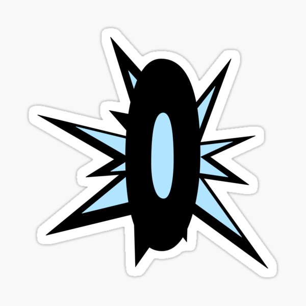 "Numbers in light blue as comic cartoon numbers" Sticker for Sale by ...
