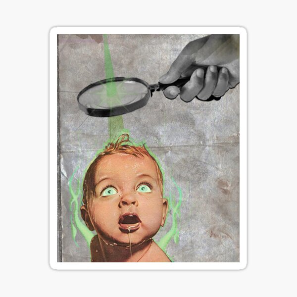 "MAGNIFY" Sticker for Sale by x-human-err0r-x | Redbubble