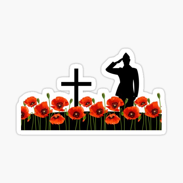 "Lest We Forget - Remembrance Day" Sticker for Sale by csaron92 | Redbubble